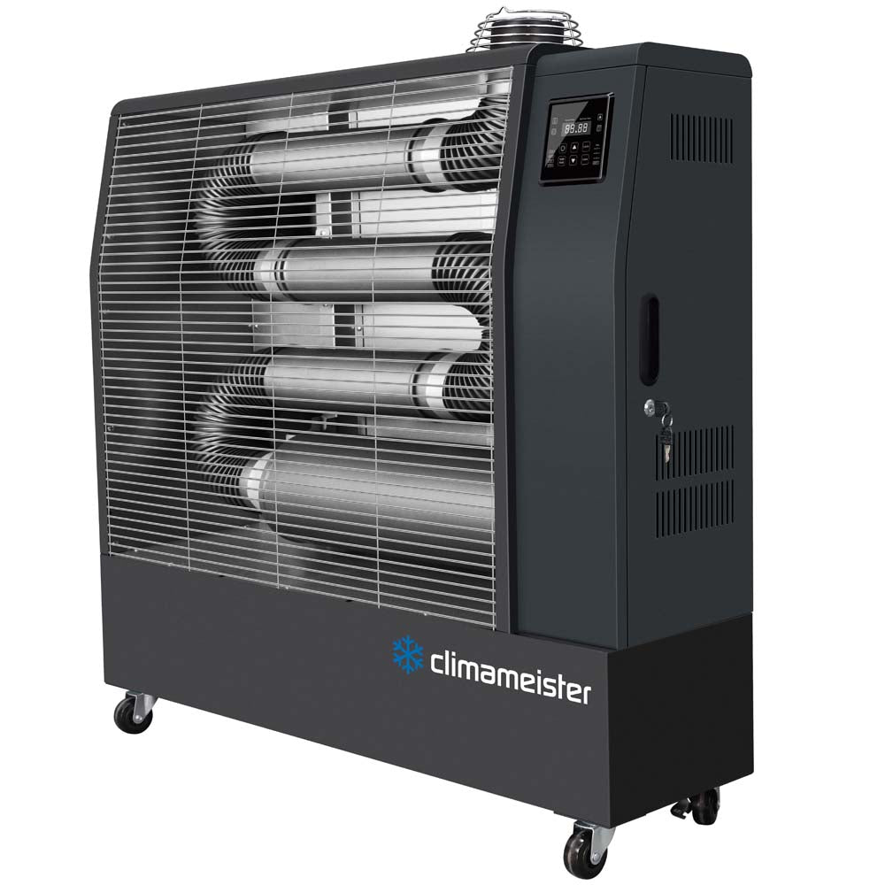 Climameister kachel mobiel infrarood diesel verwarmer + ingebouwde the ...